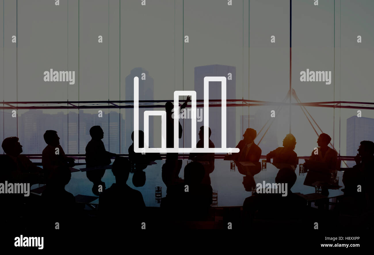 Bar Graph Marketing Analyzing Growth Increase Concept Stock Photo - Alamy