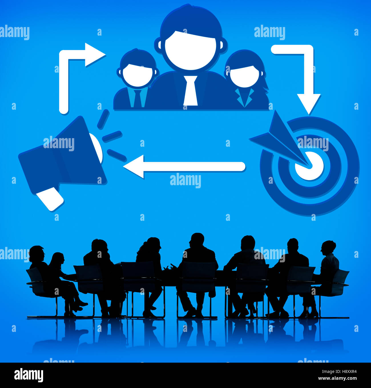 Coaching Leadership Mentoring Target Concept Stock Photo - Alamy