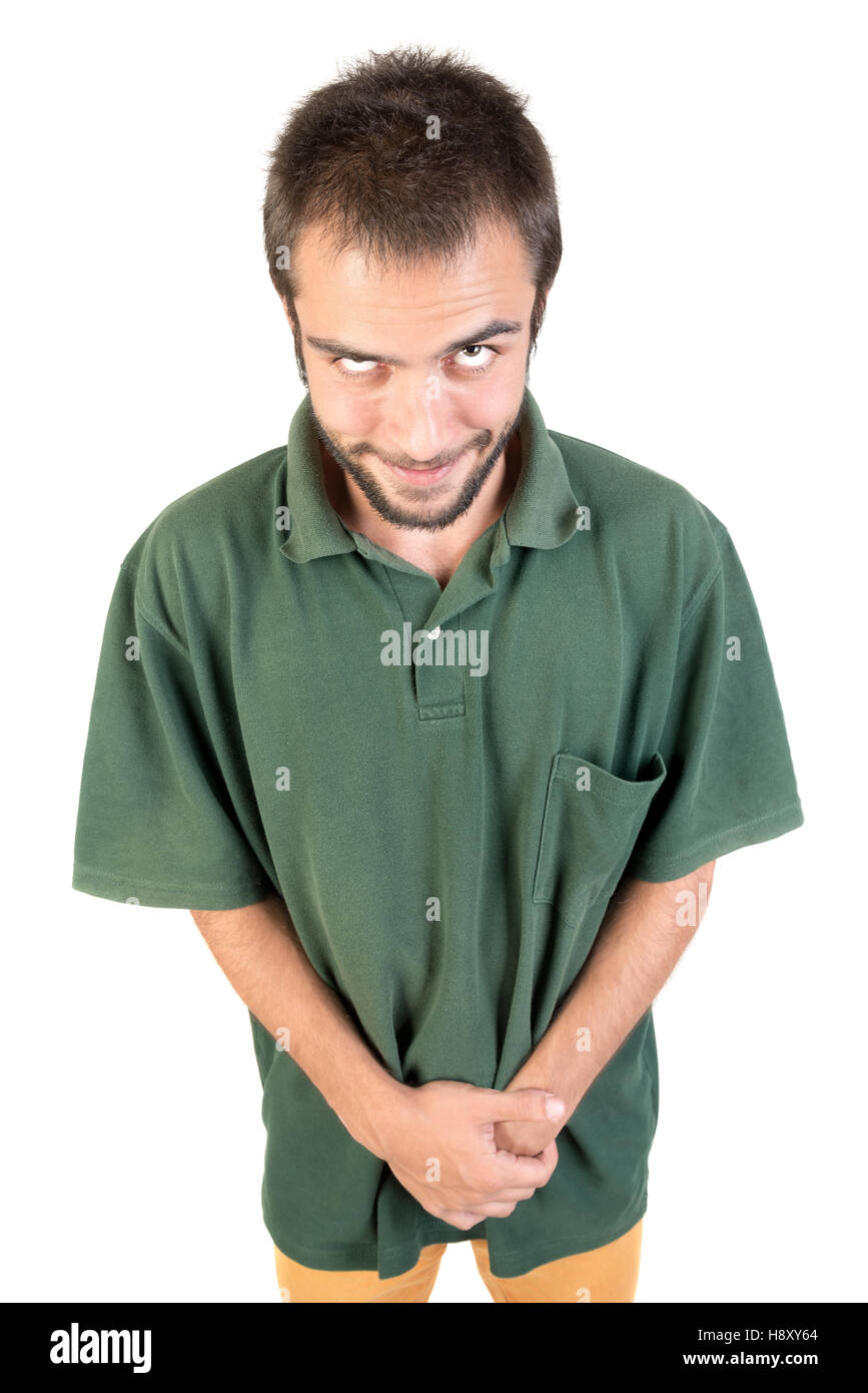 Creepy smile man hi-res stock photography and images - Alamy