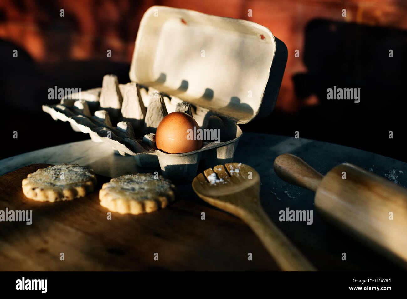 Kid Baking Cooking Cookies Fun Concept Stock Photo - Alamy