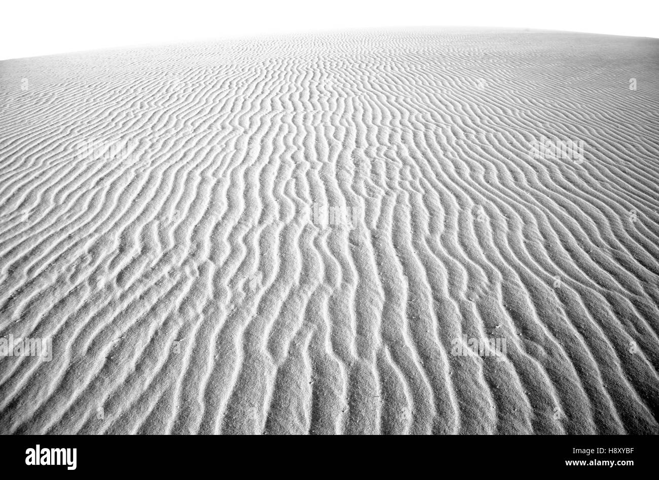rippled sand dunes isolated on white Stock Photo - Alamy