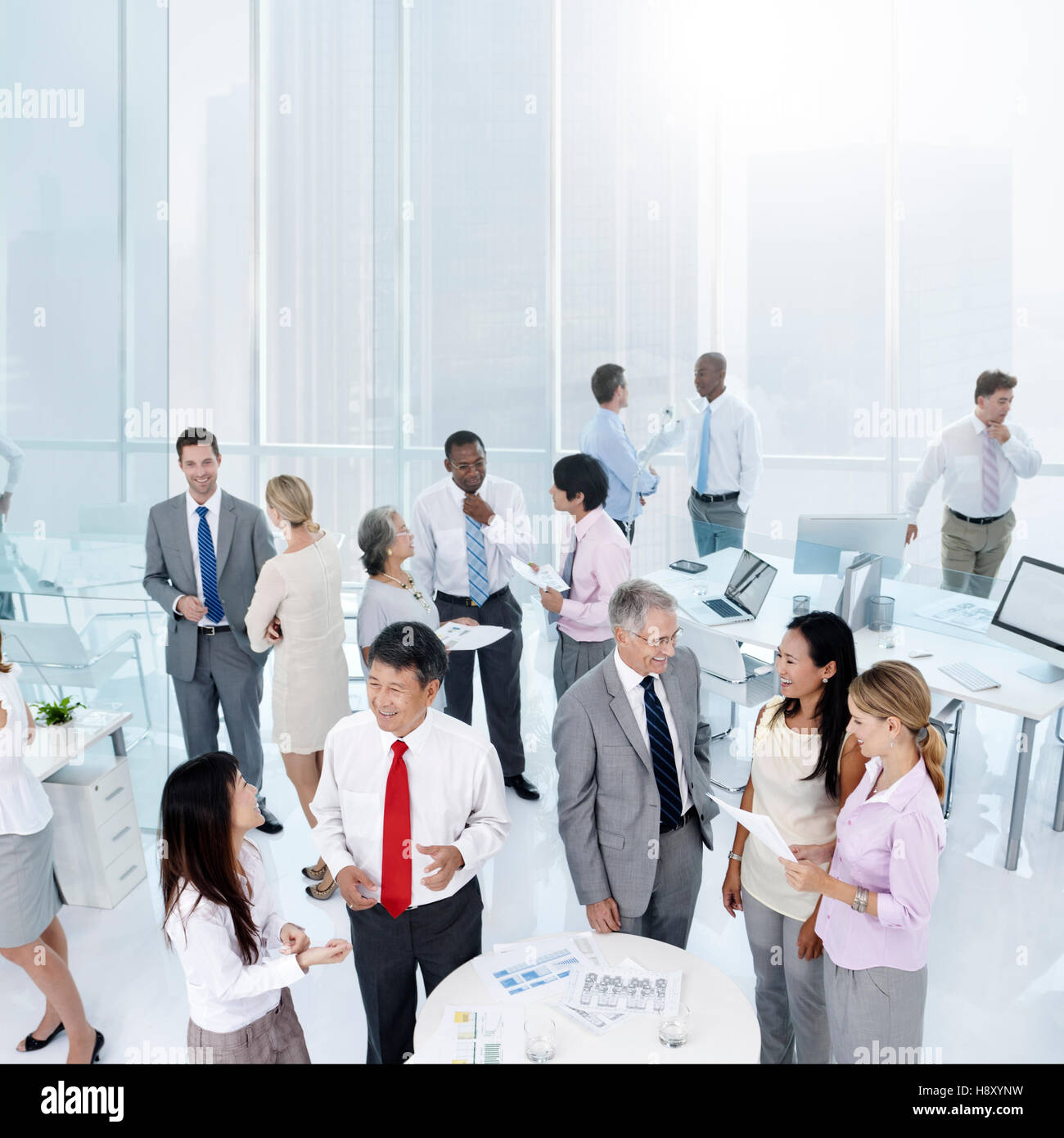 Explanation Communication Discussion Office Area Concept Stock Photo ...