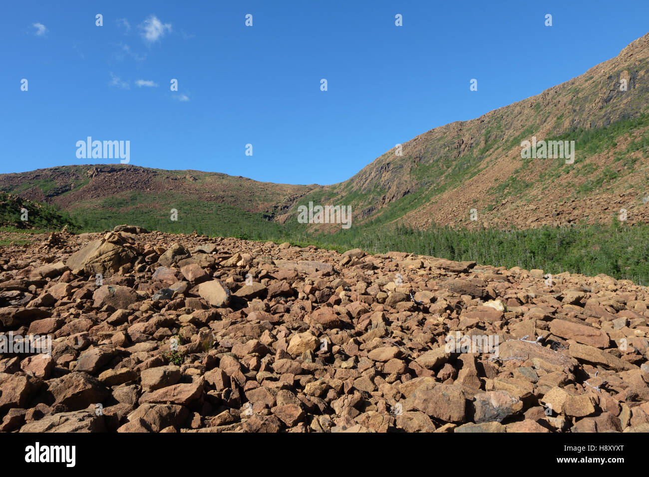 Mountains with scree slopes Stock Photo - Alamy