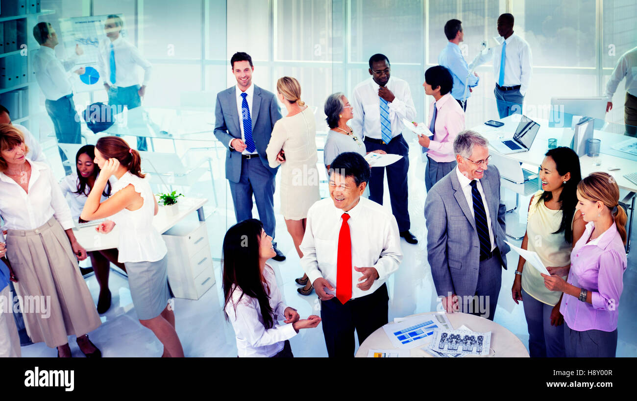 Business People Corporate Communication Office Team Concept Stock Photo ...