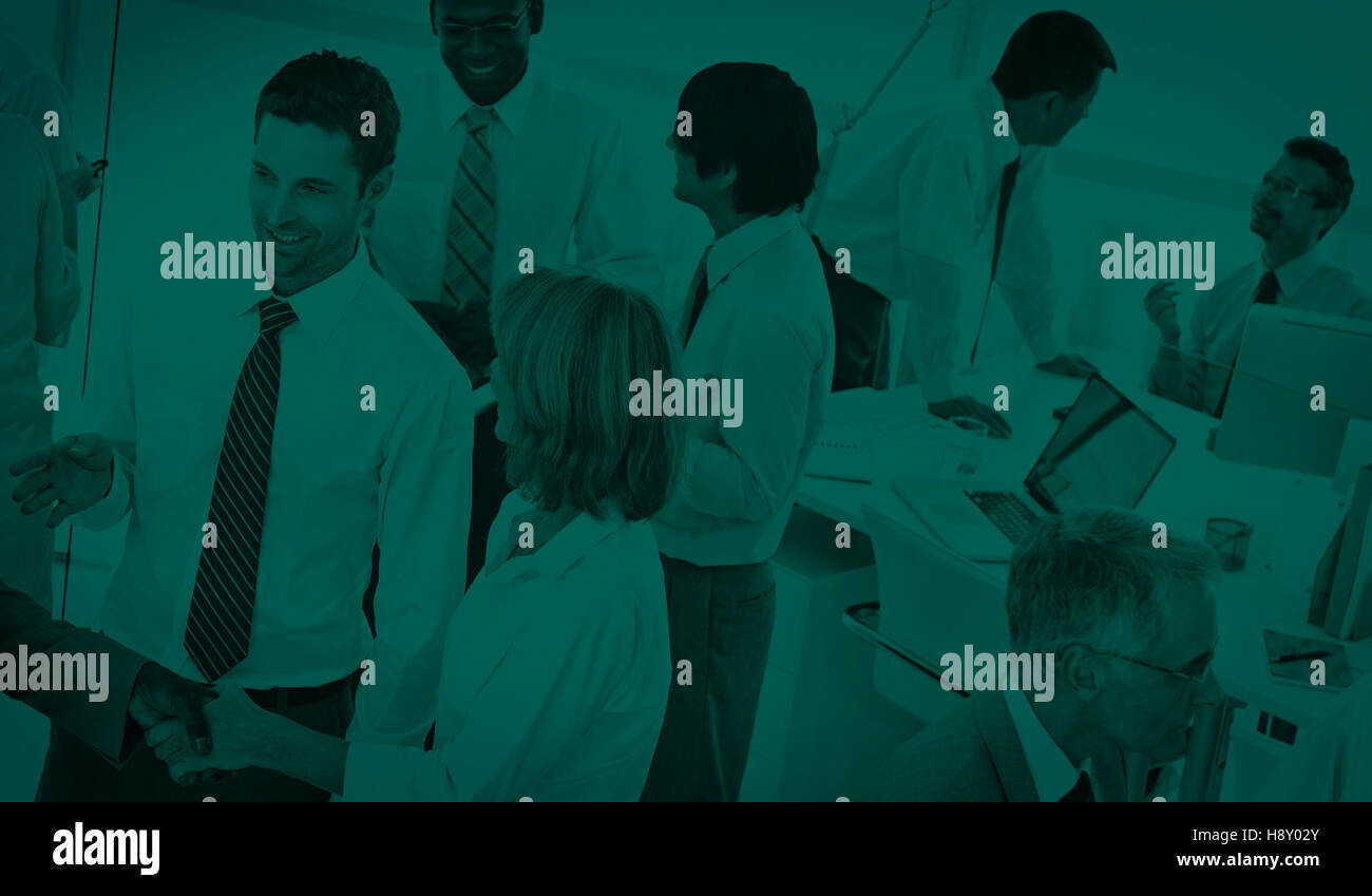 Business People Corporate Communication Office Team Concept Stock Photo ...