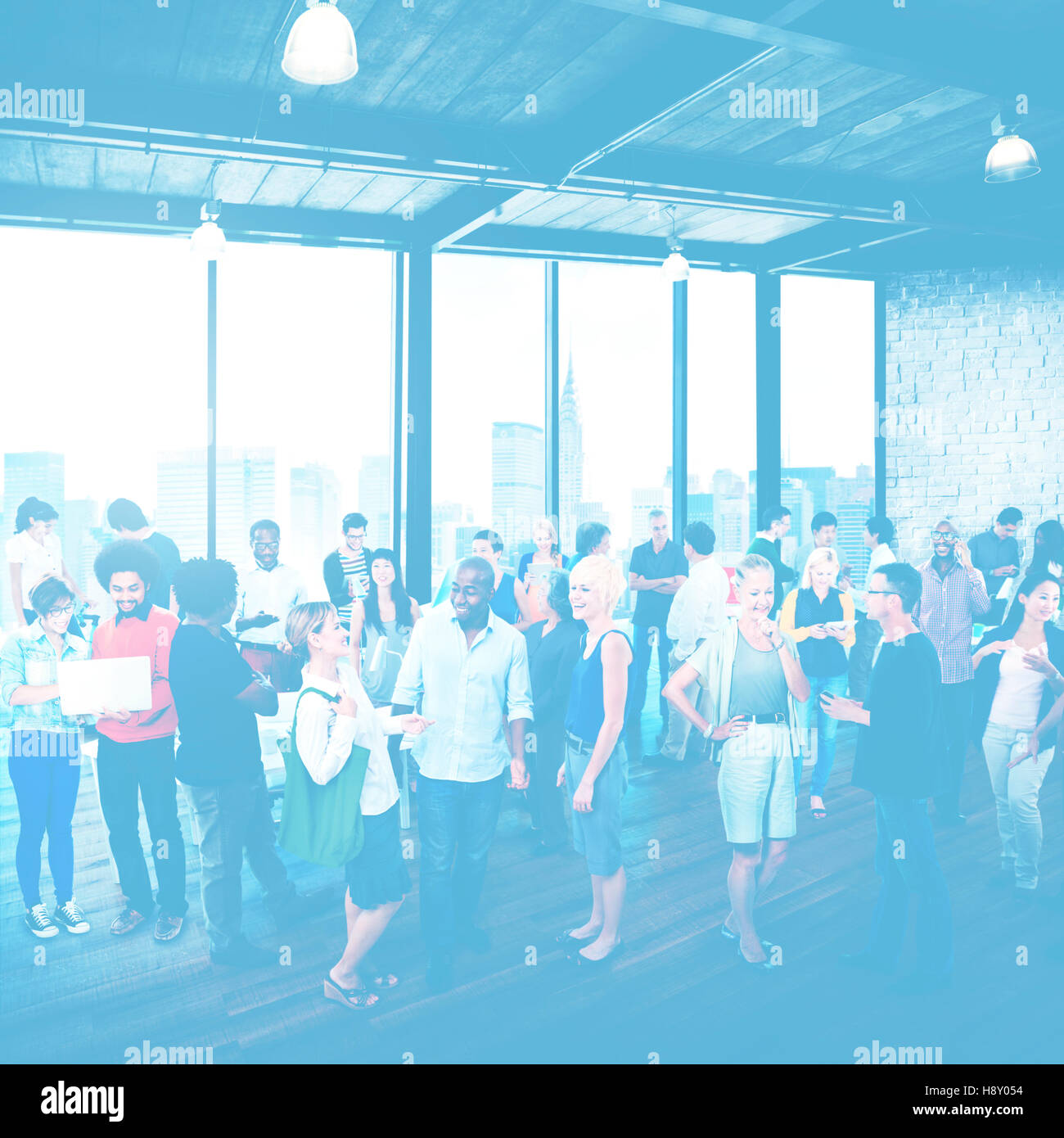 People Global Communication Discussion Conversation Group Concept Stock ...