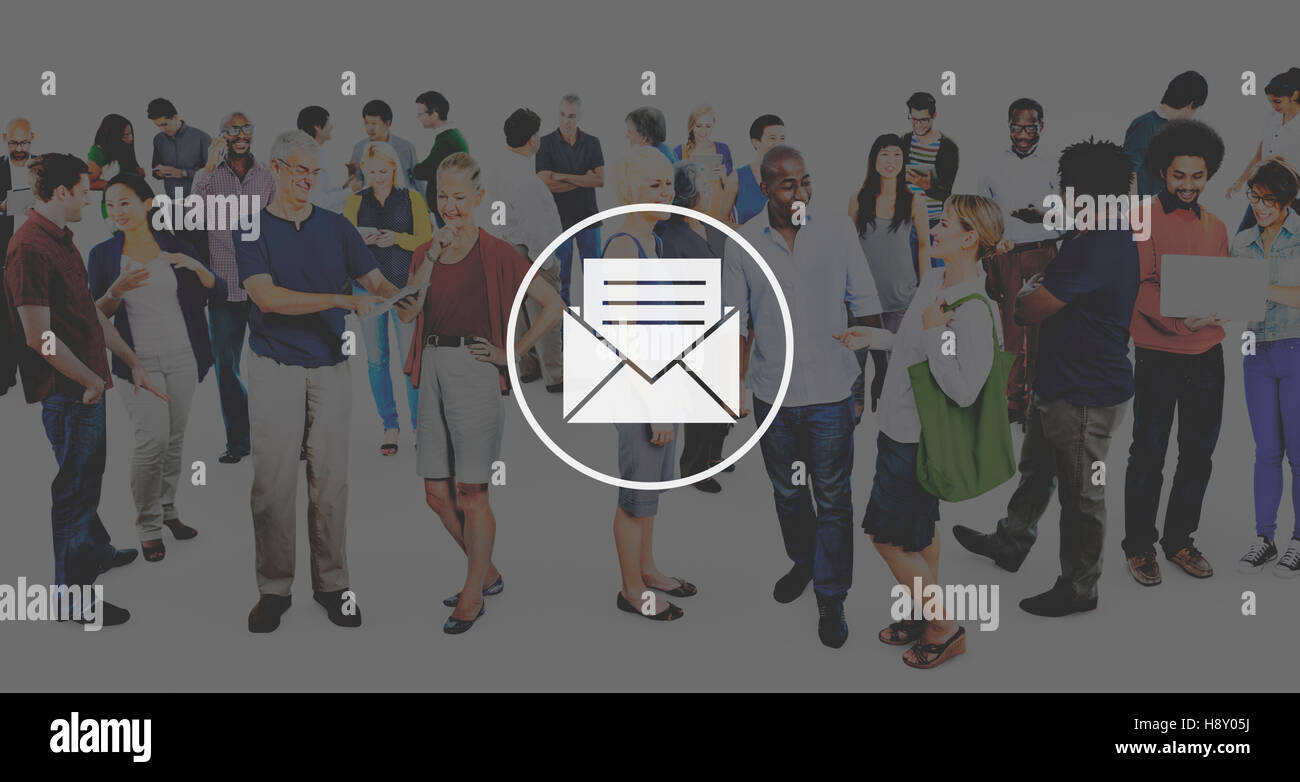 Email Message Communication Data Information Concept Stock Photo - Alamy