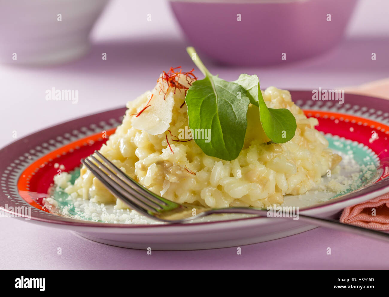 Saffron arborio rice hi-res stock photography and images - Alamy