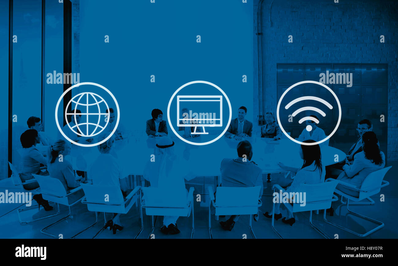 Global Worldwide Digital Modern Connection Concept Stock Photo - Alamy