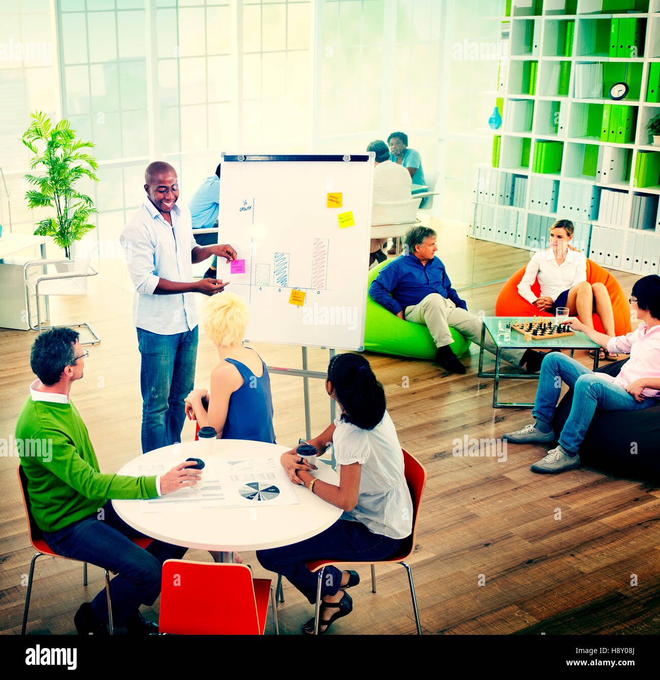 Group of Business People Office Planning Corporate Concept Stock Photo ...