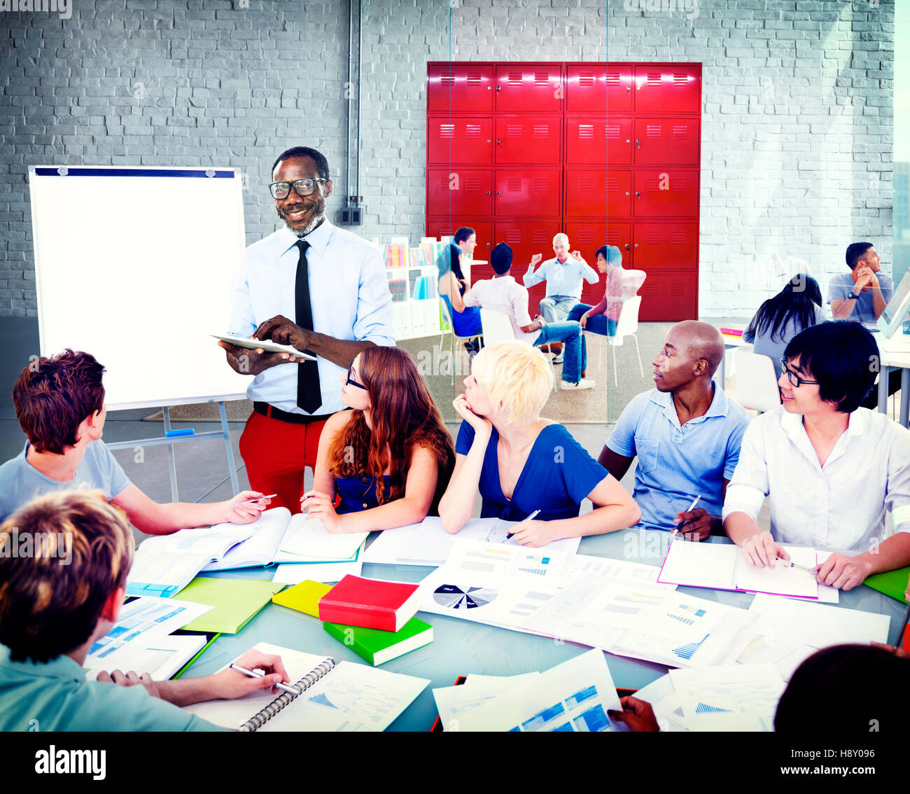 Team Cooperation Occupation Partnership Business Concept Stock Photo ...