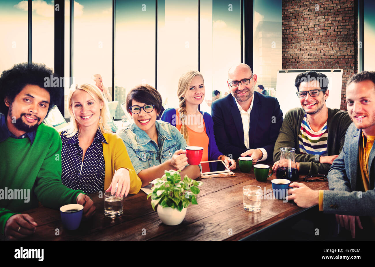 Group of People Cheerful Team Study Group Diversity Concept Stock Photo ...