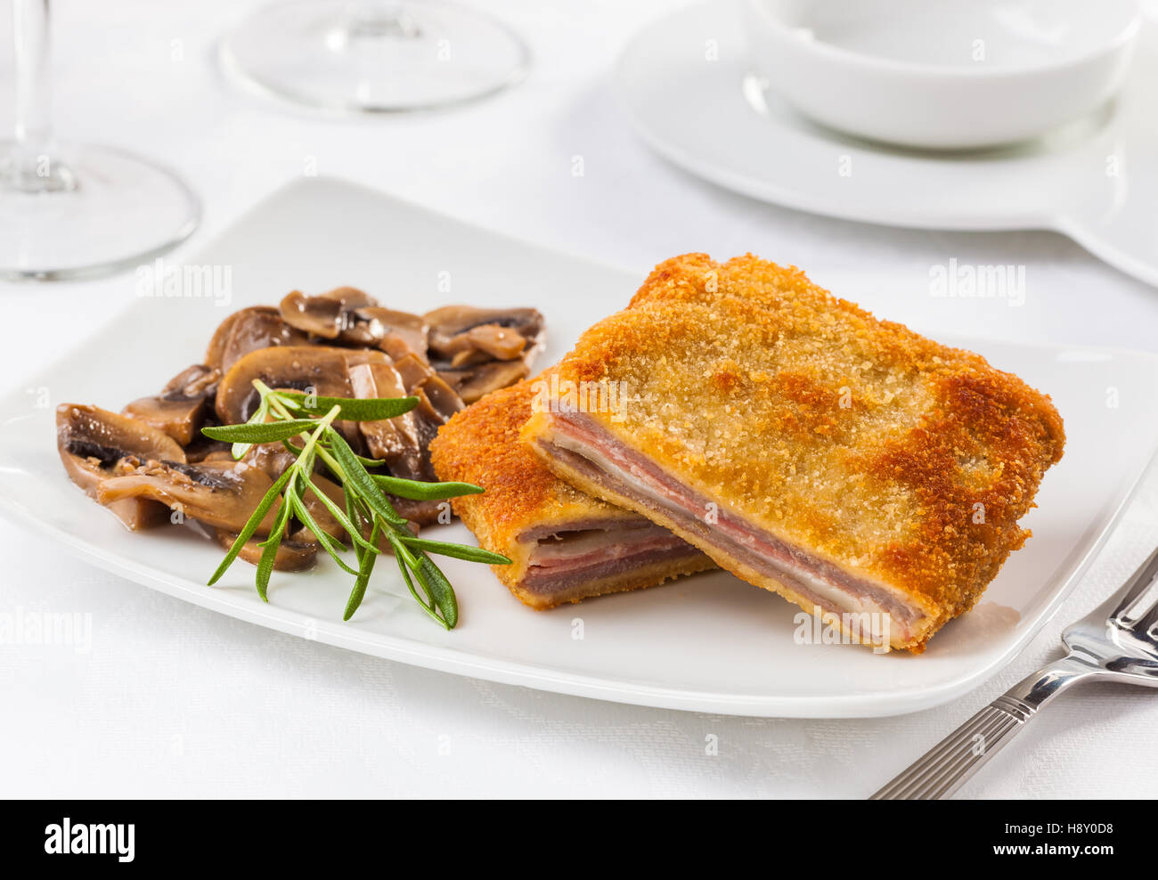 Cachopo, typical meat dish from the Asturias region in Spain Stock ...