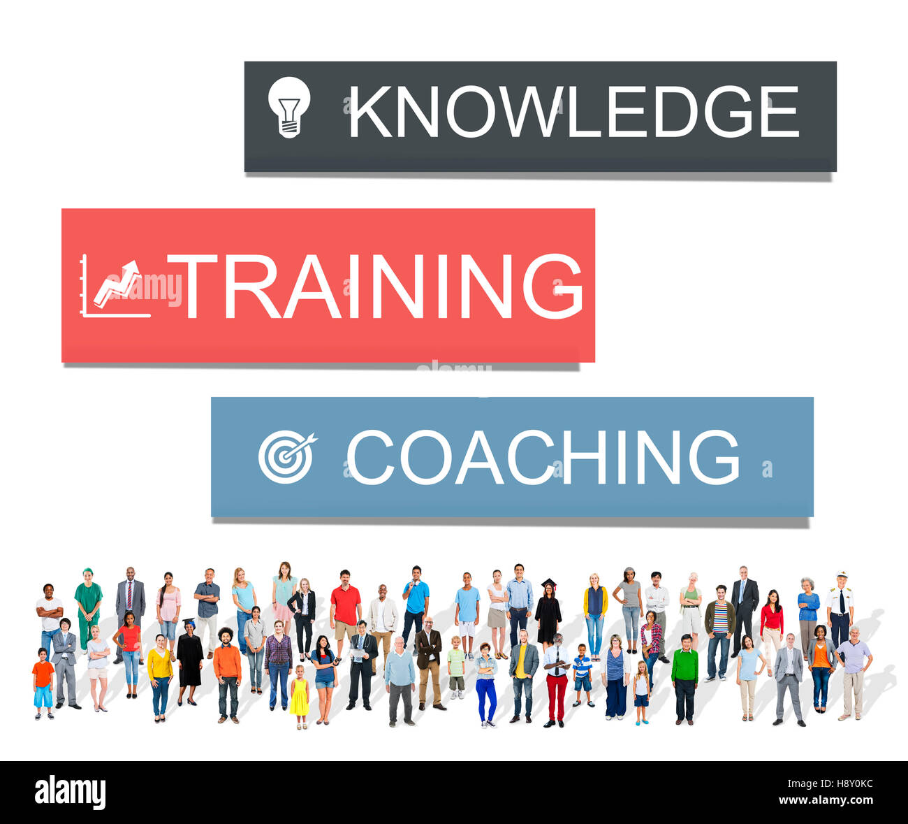 Training Best Practice Coaching Development Knowledge Concept Stock ...