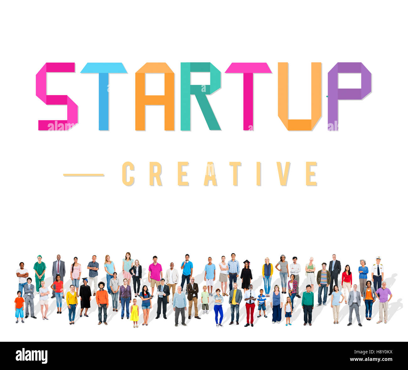 Start Up Development Enterprise Launch Growth Concept Stock Photo - Alamy