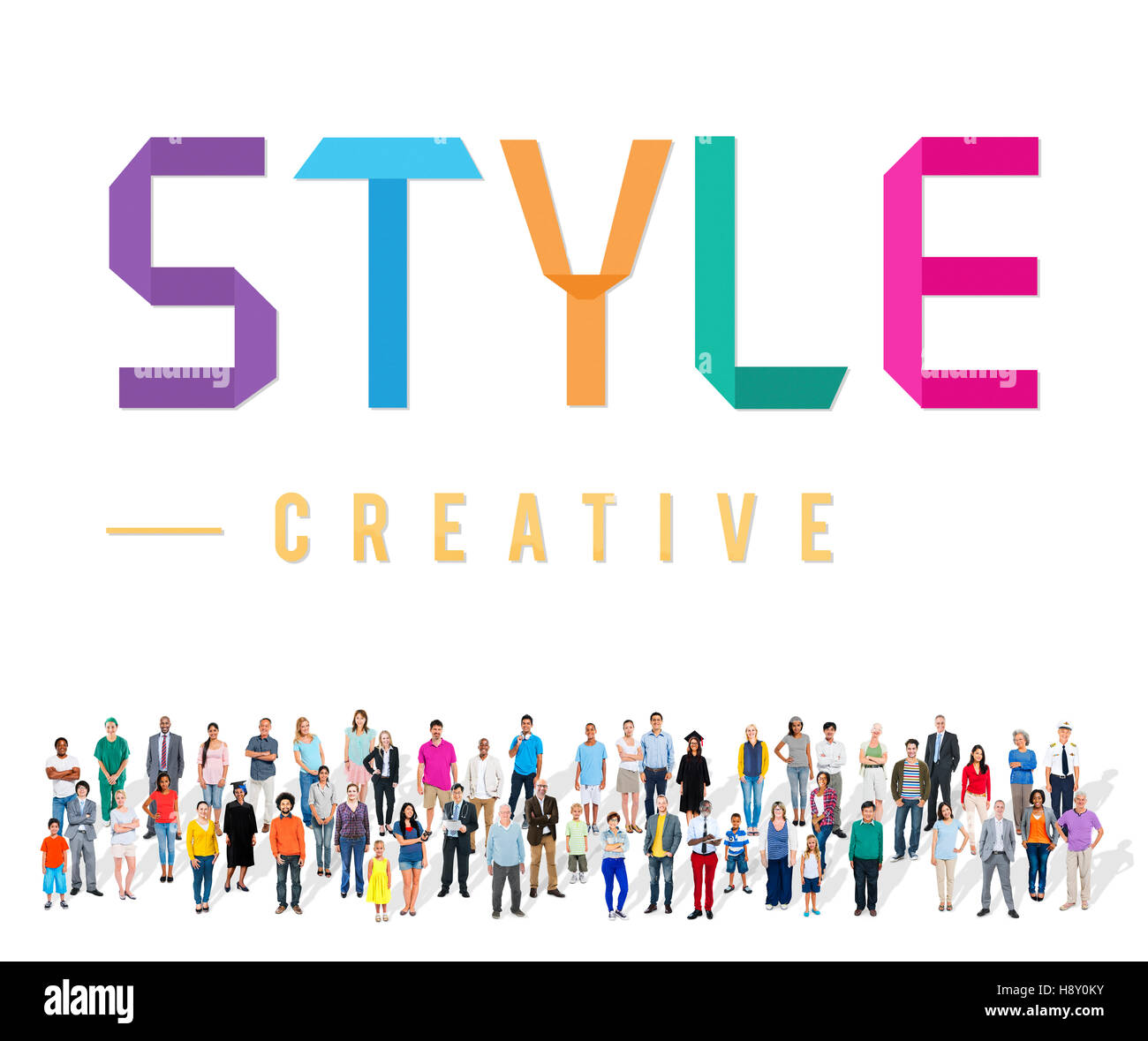 Style Design Elegant Character Hipster Vogue Concept Stock Photo - Alamy