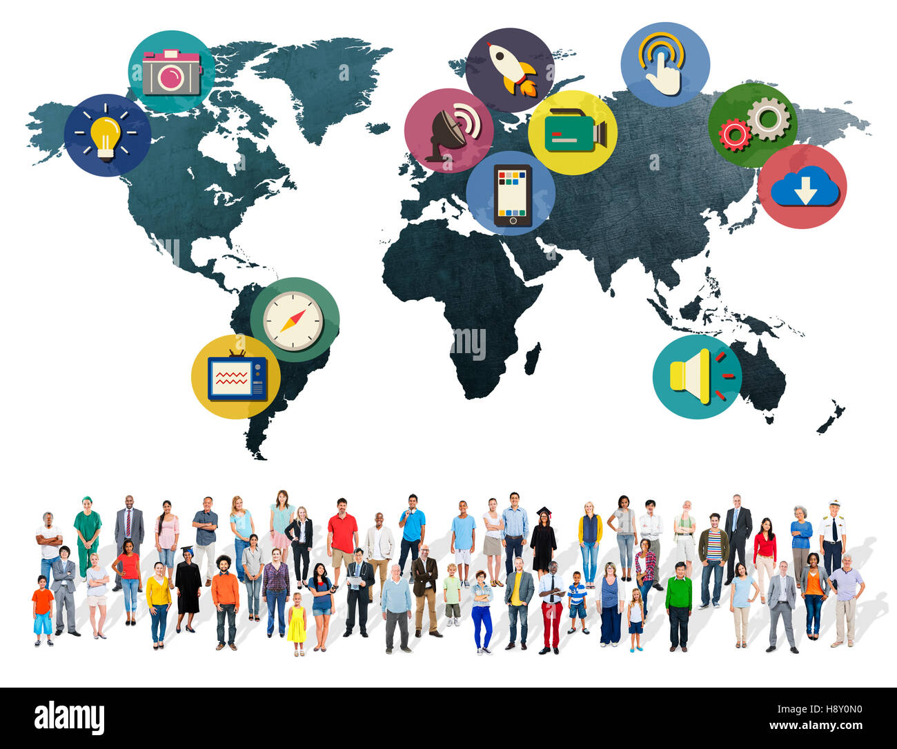 Global media hi-res stock photography and images - Alamy