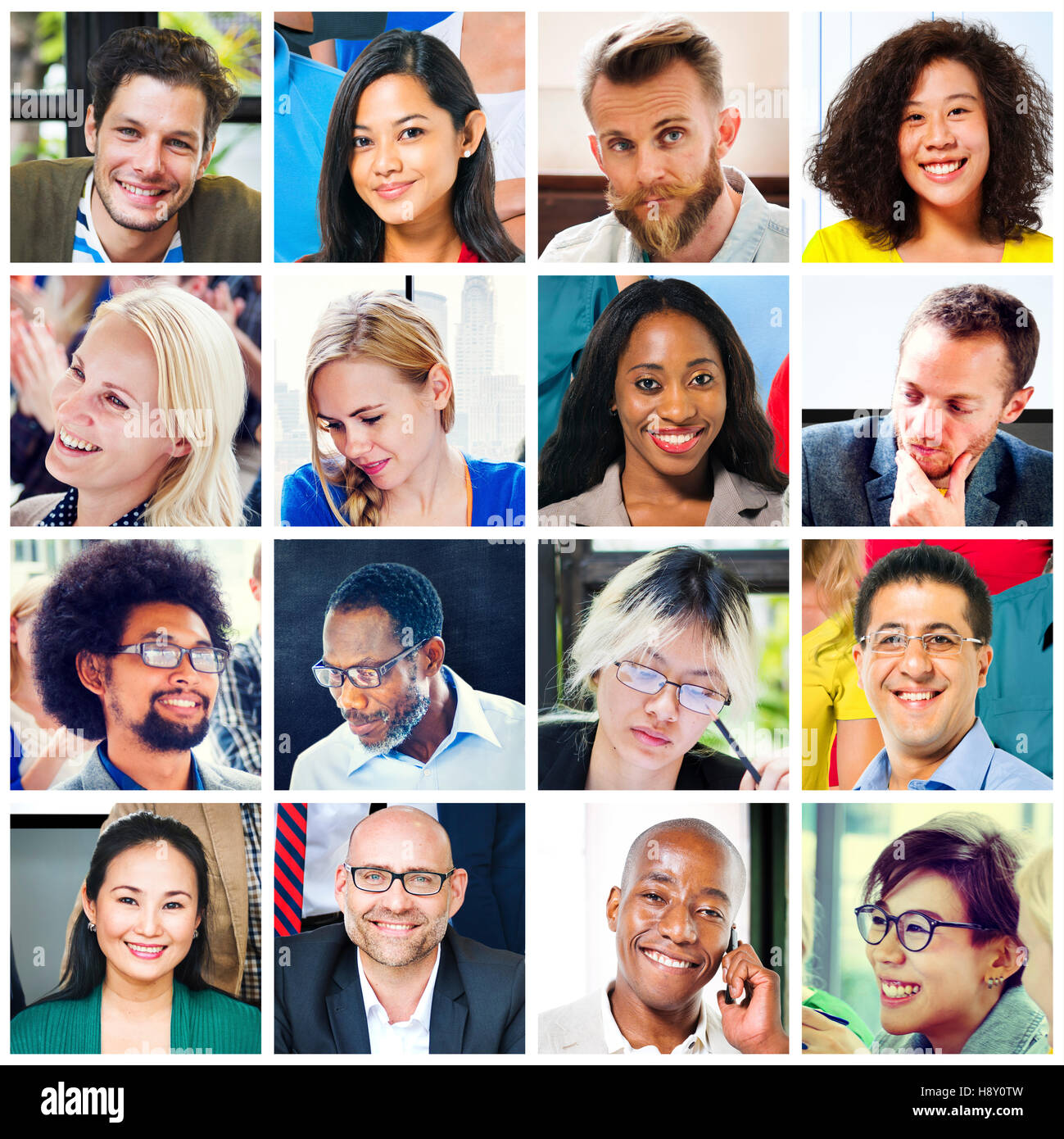 Group collage hi-res stock photography and images - Alamy