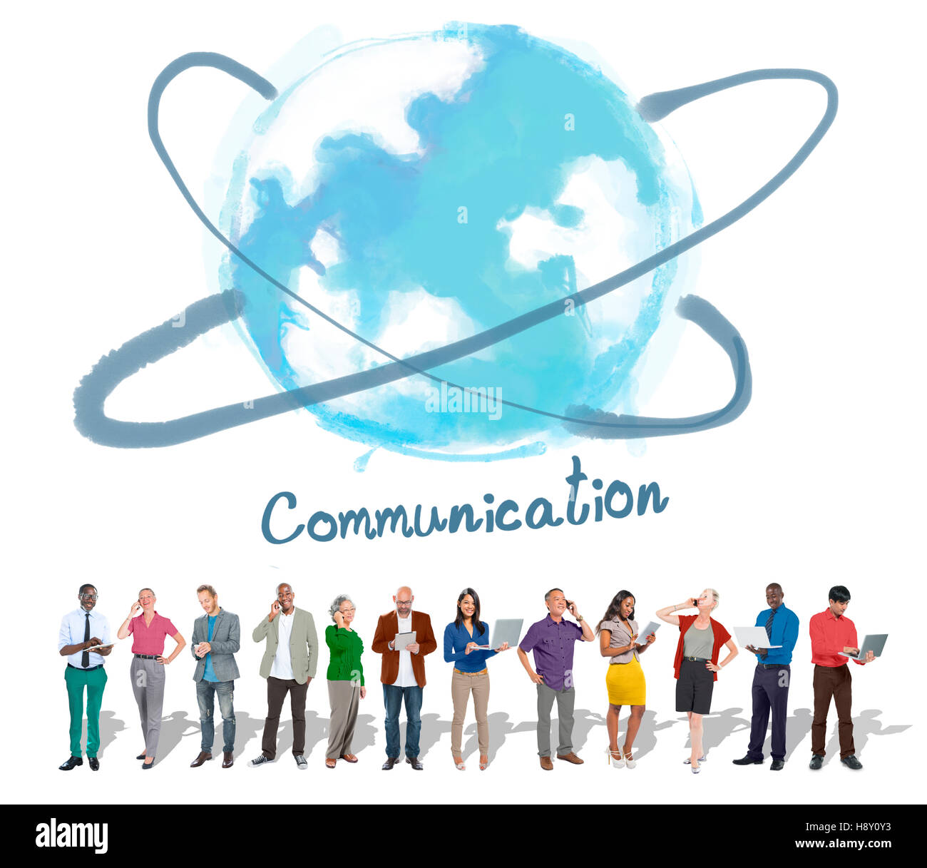 Business technology network networking concept Cut Out Stock Images ...