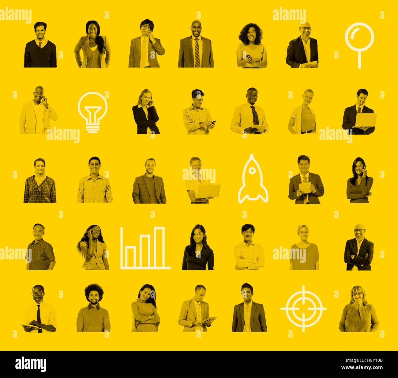 Diverse People Global Communications Technology Concept Stock Photo - Alamy