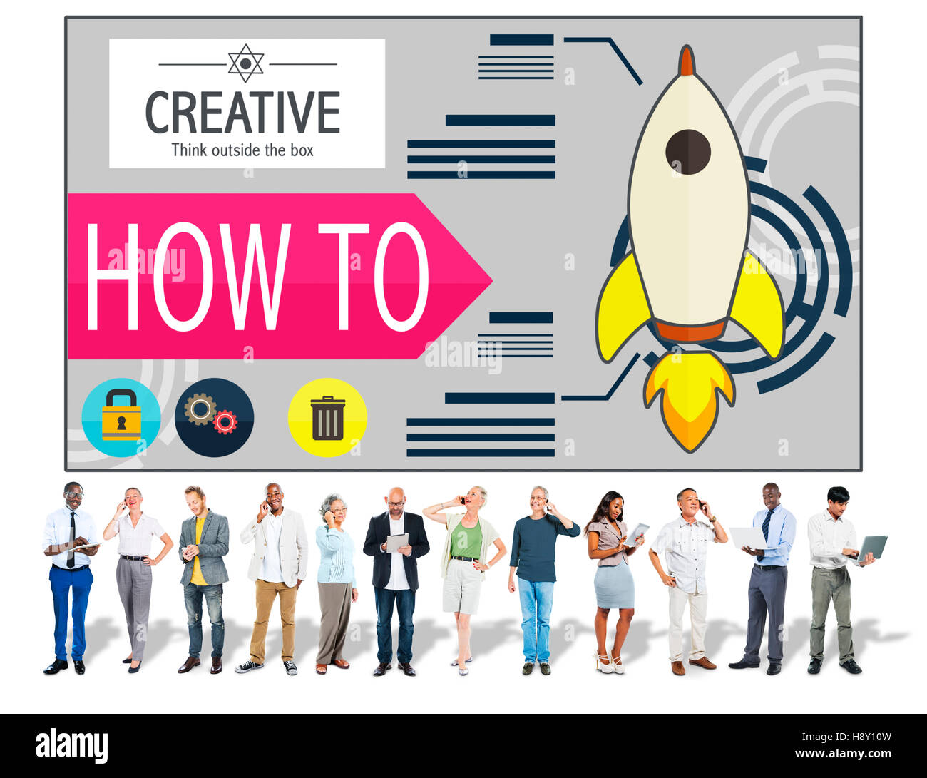 Creative Innovation Development Growth Success Plan Concept Stock Photo ...