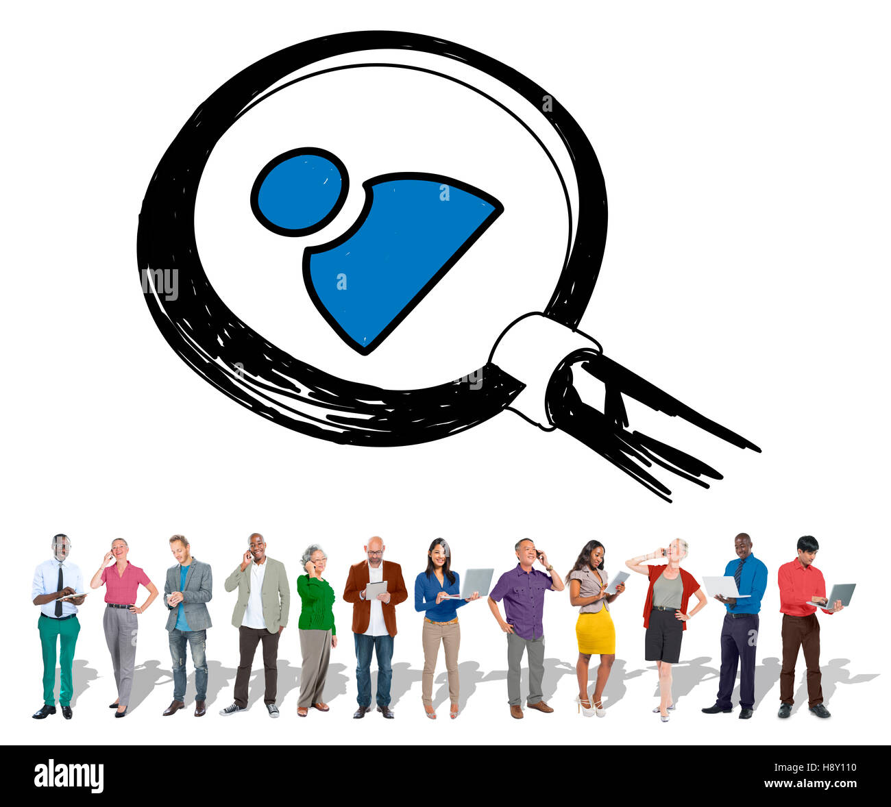 Occupation searching Cut Out Stock Images & Pictures - Alamy