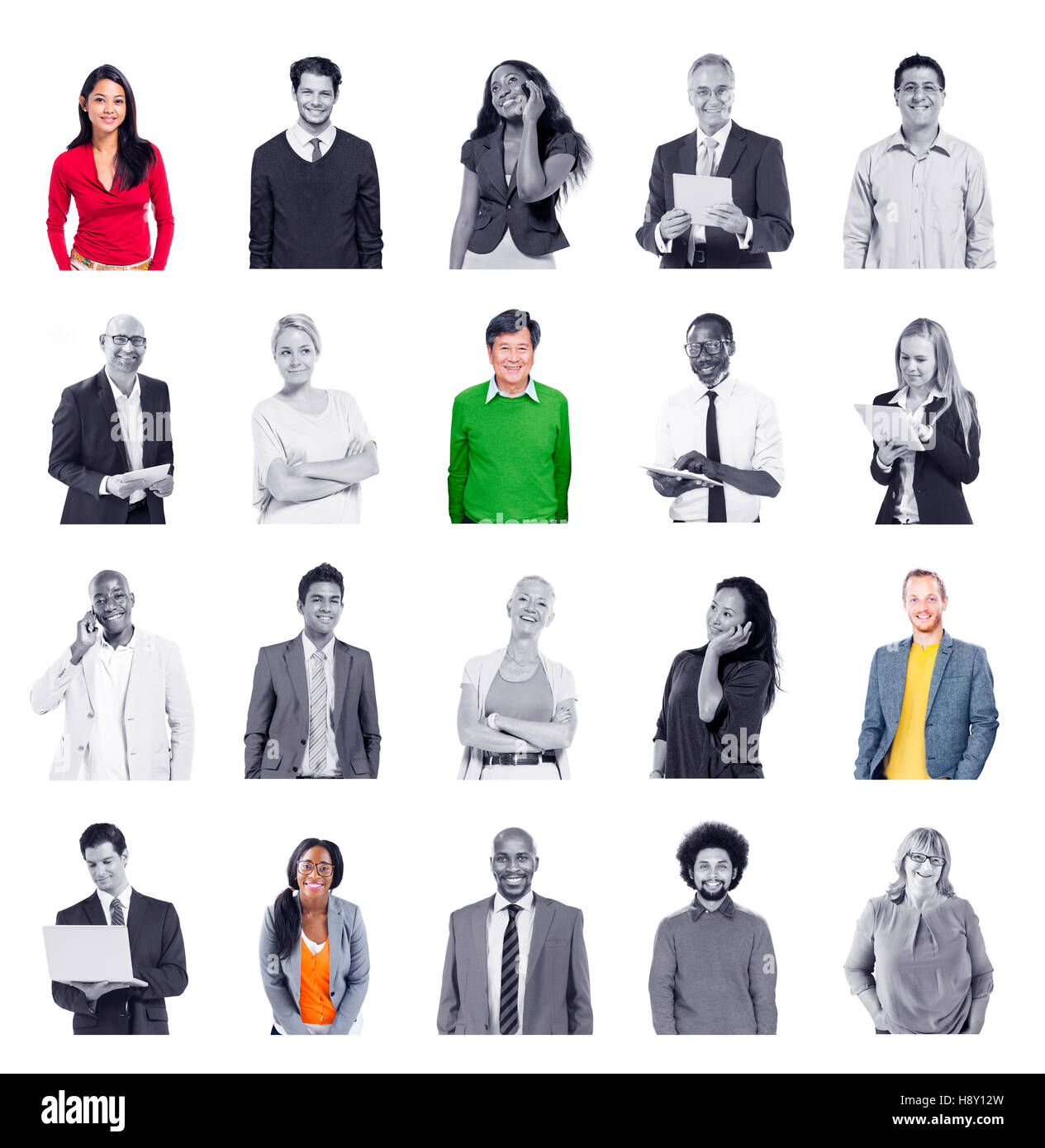 Diverse People Global Communications Technology Concept Stock Photo - Alamy