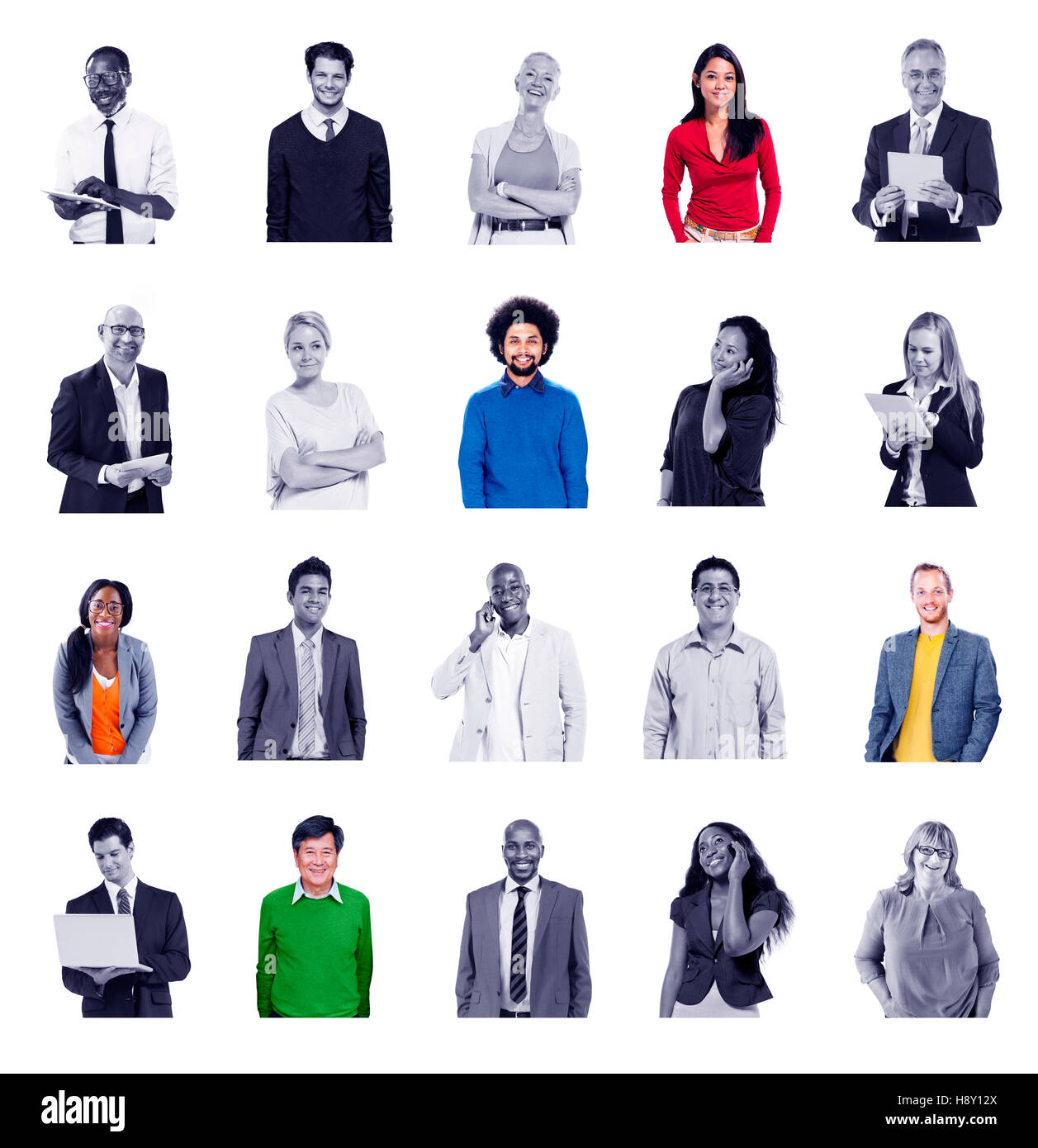 Diverse People Global Communications Technology Concept Stock Photo - Alamy