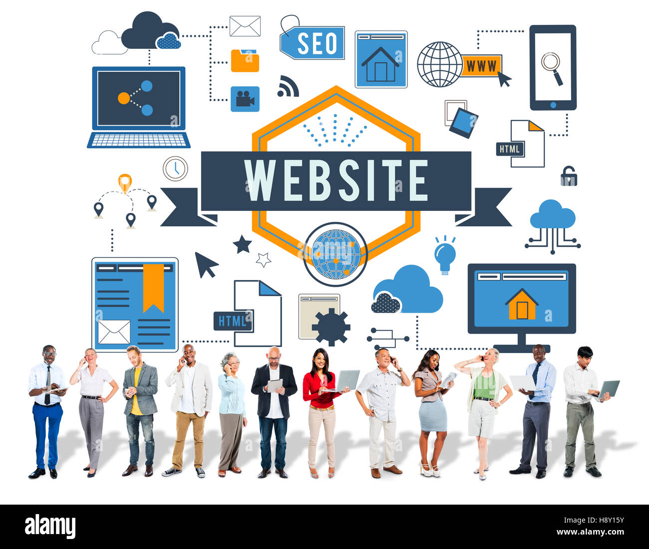 Website Www Connection Internet Online Concept Stock Photo - Alamy