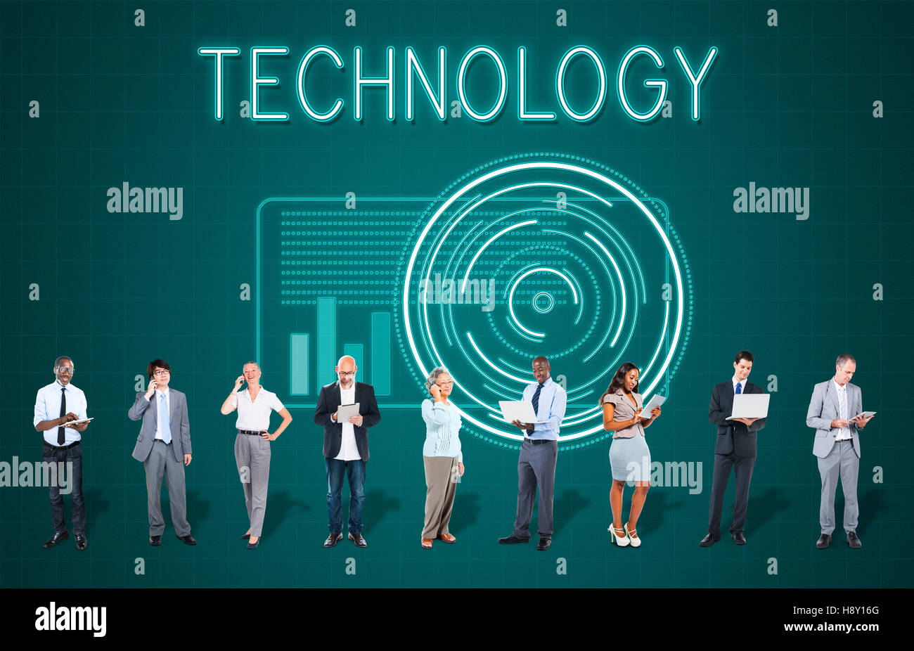 Technology Digital Innovation Futuristic Advanced Concept Stock Photo ...