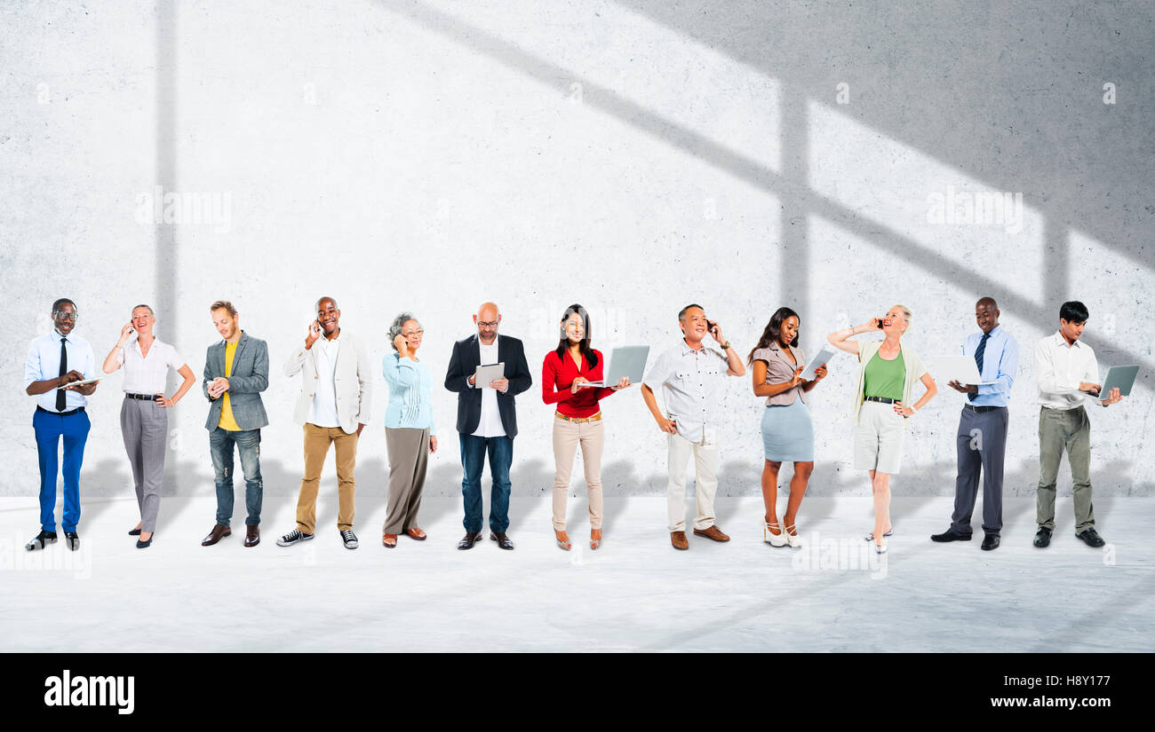 People Communication Connection Digital Devices Concept Stock Photo - Alamy