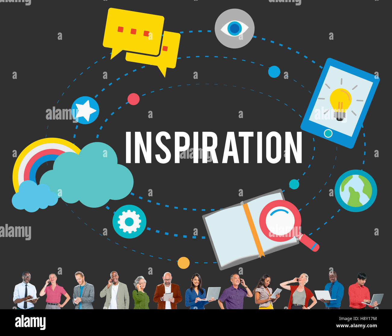 Inspiration Innovation Creativity Ideas Vision Concept Stock Photo - Alamy