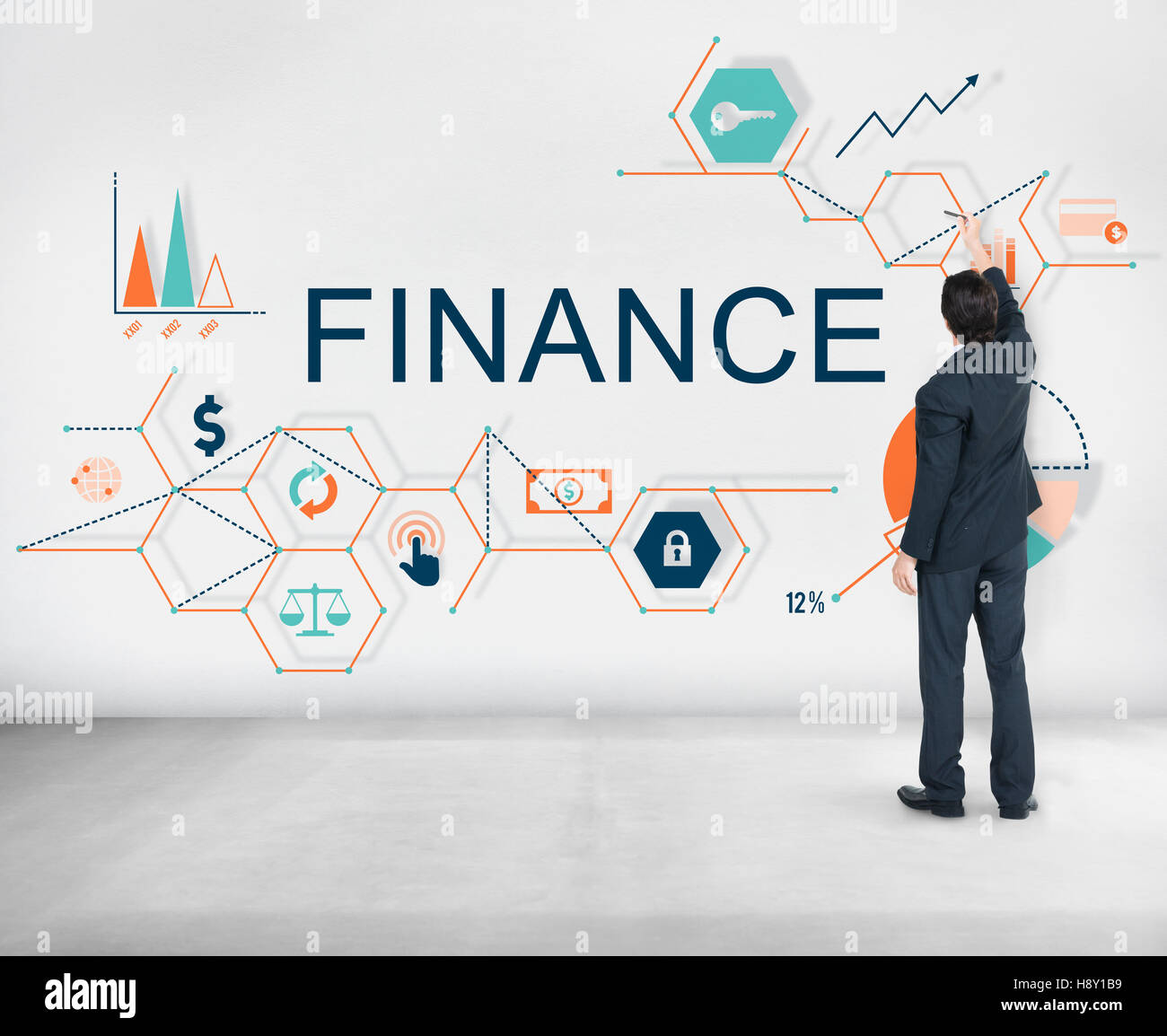 Finance Money Debt Credit Balance Concept Stock Photo - Alamy