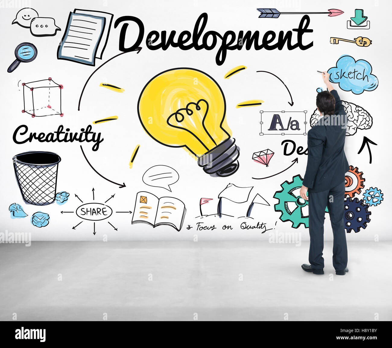Development Improvement Vision Innovation Growth Concept Stock Photo ...