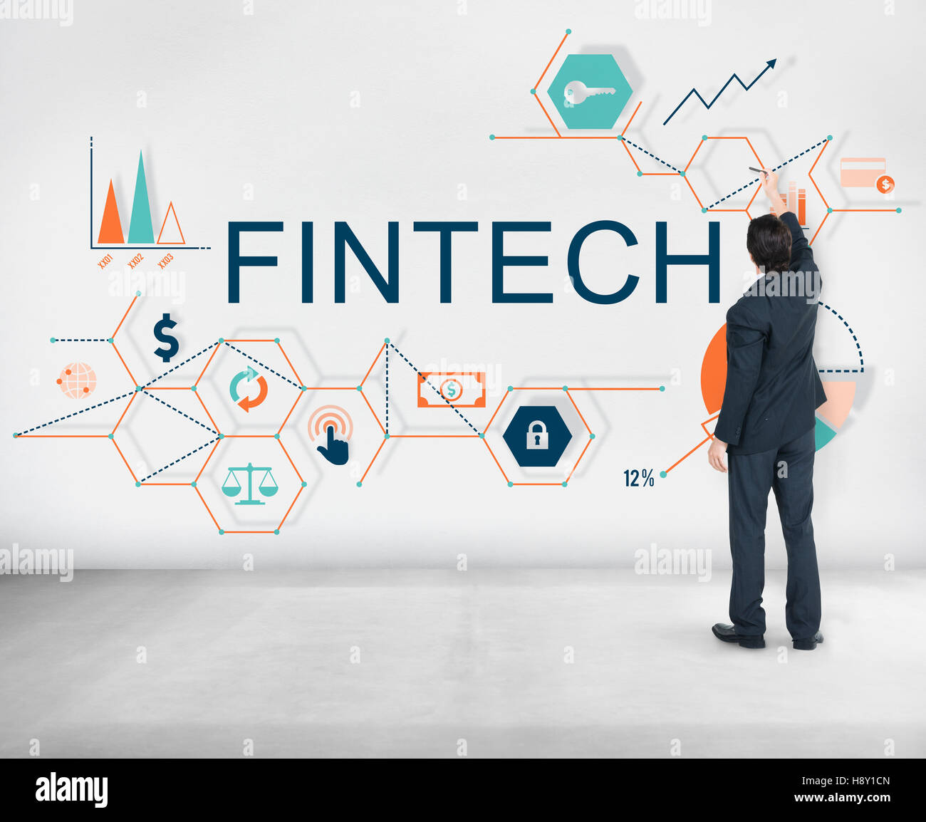Fintech financial technology hi-res stock photography and images - Alamy