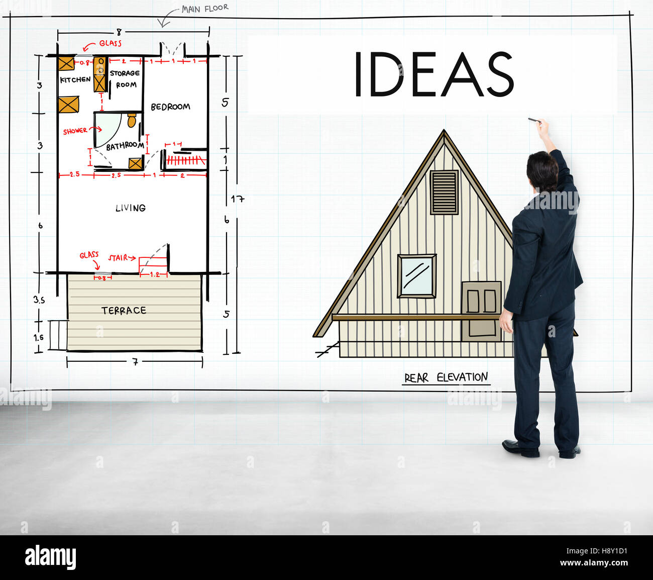Ideas Proposal Strategy Tactics Vision Design Concept Stock Photo - Alamy
