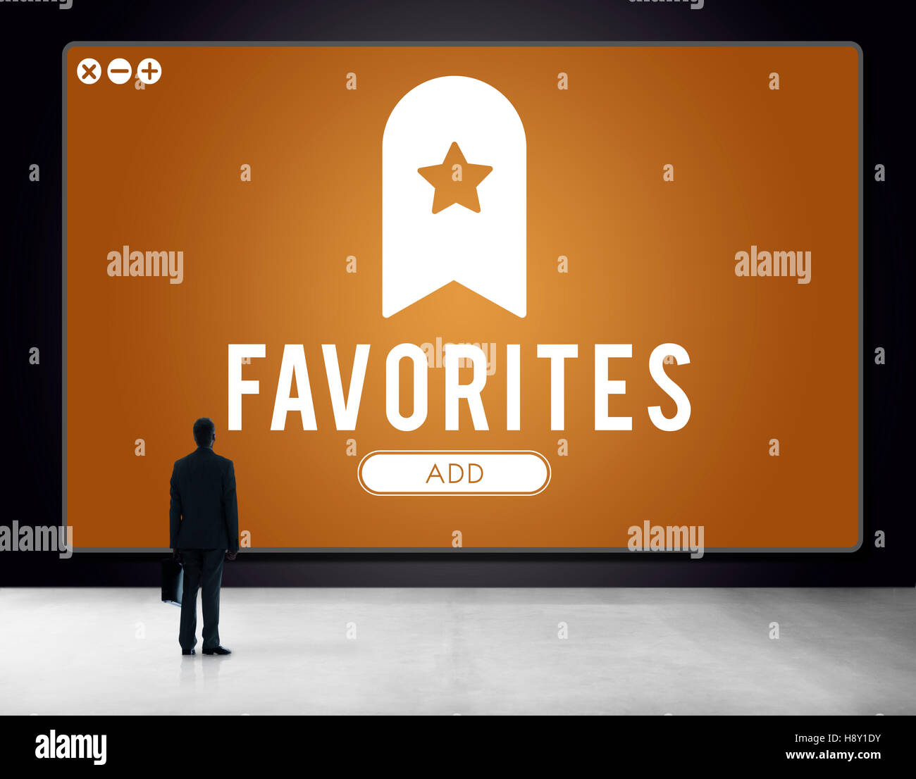 Favorites Bookmark Content Web Online Management Concept Stock Photo ...