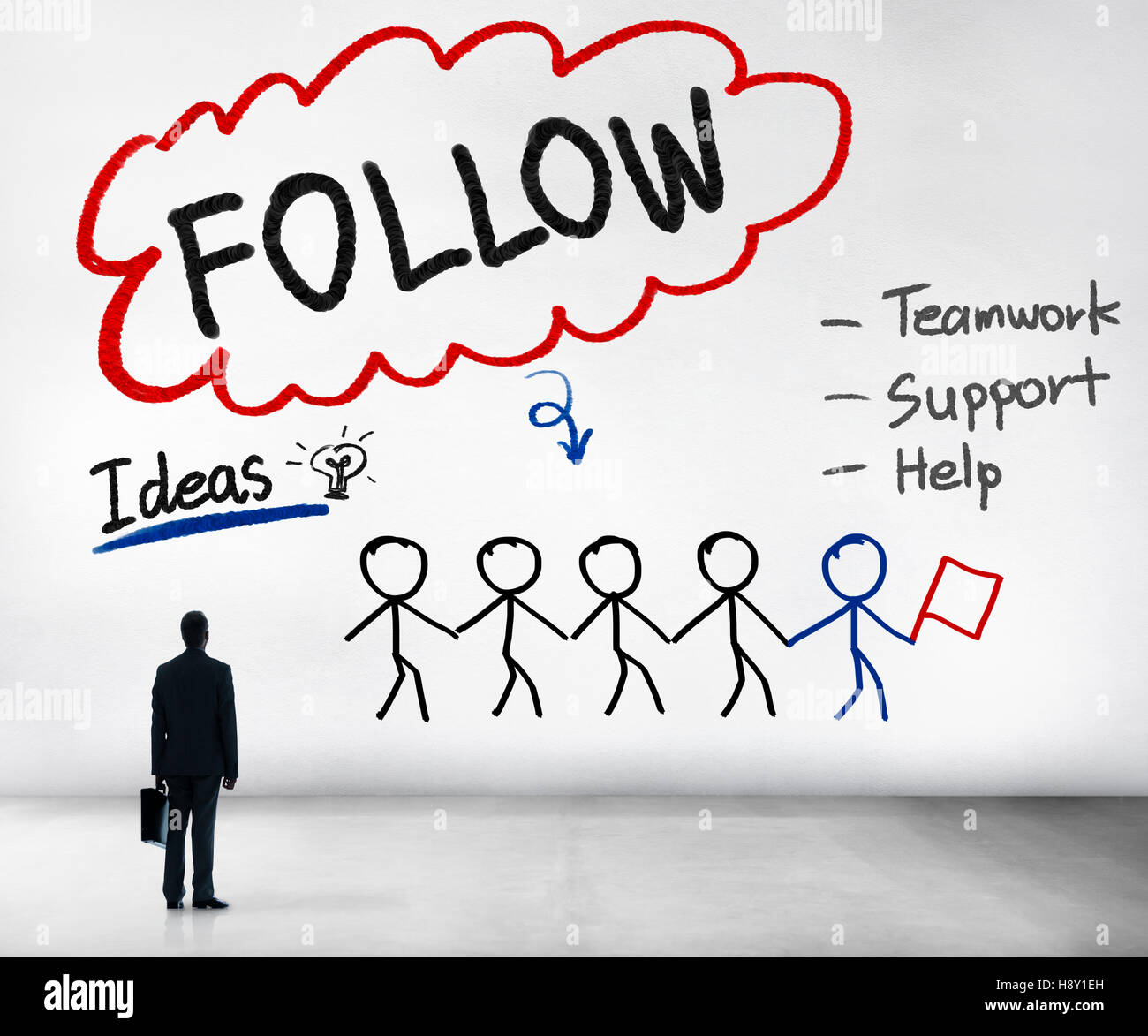 Follow Track Subscribe Social Media Concept Stock Photo - Alamy