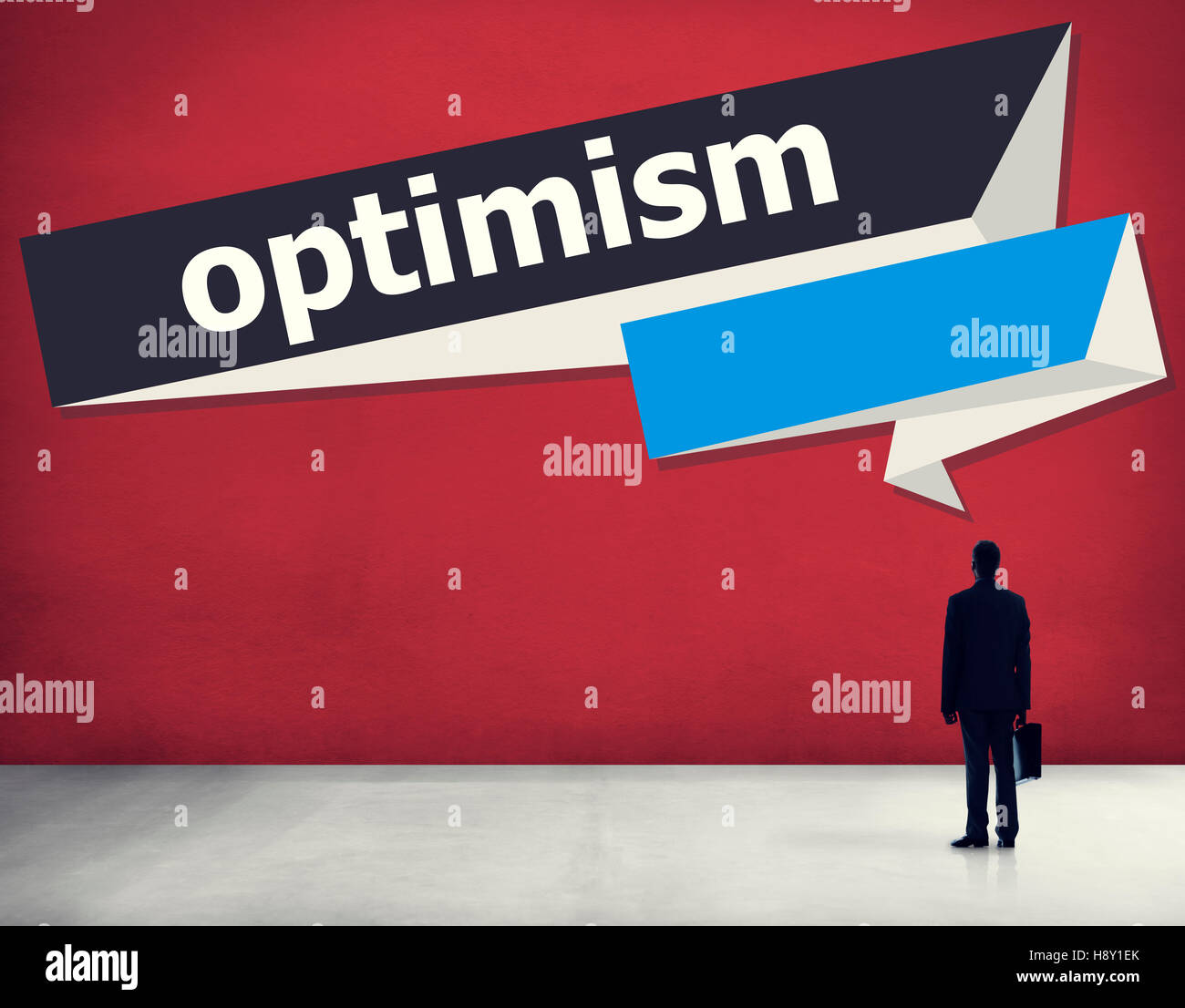 Optimism Attitude Hopeful Positive Thinking Concept Stock Photo - Alamy