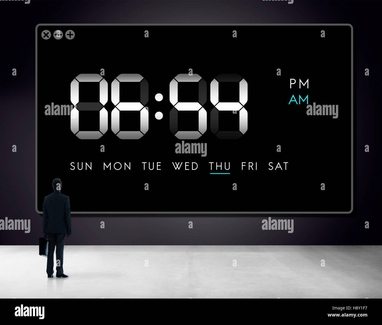 Clock Duration Time Leisure Hour Concept Stock Photo - Alamy
