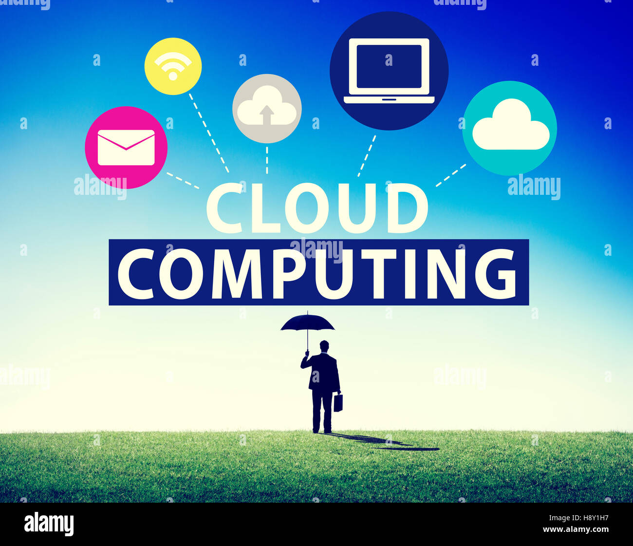 Cloud Computing Network Online Internet Storage Concept Stock Photo - Alamy