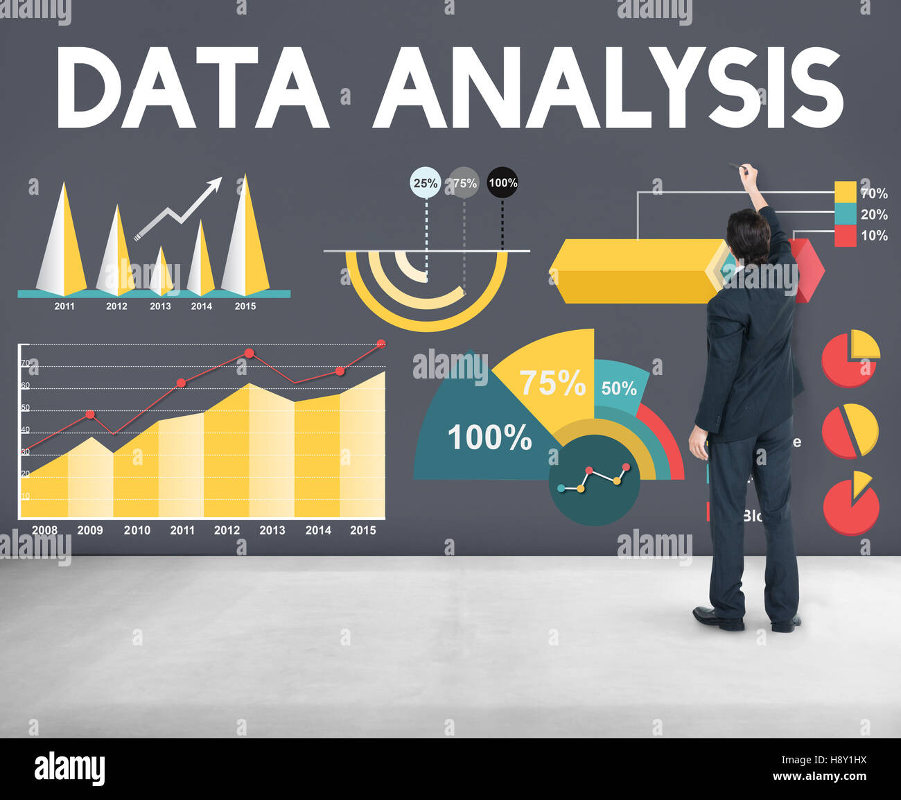 Data Analysis Percentage Business Chart Concept Stock Photo - Alamy