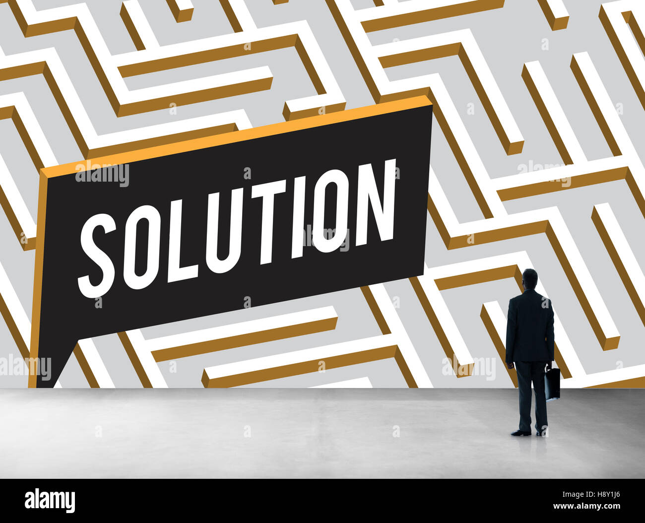 Solution Discovery Complexity Decision Concept Stock Photo - Alamy