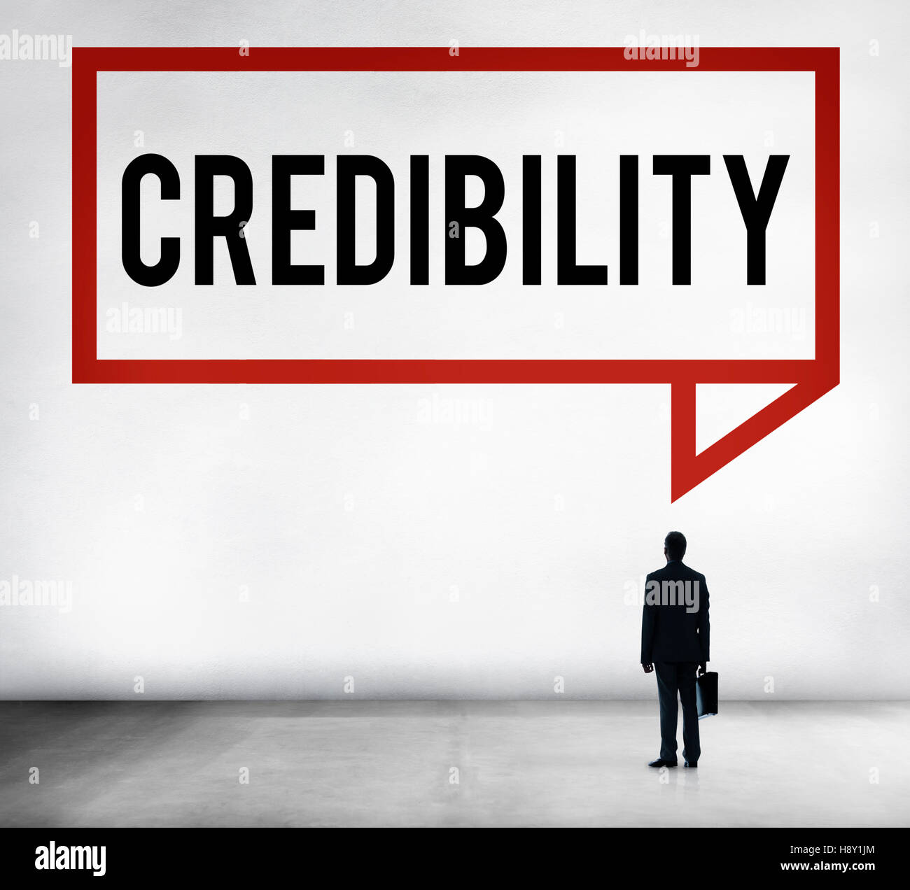 Credibility Partnership Determination Inspiration Concept Stock Photo ...