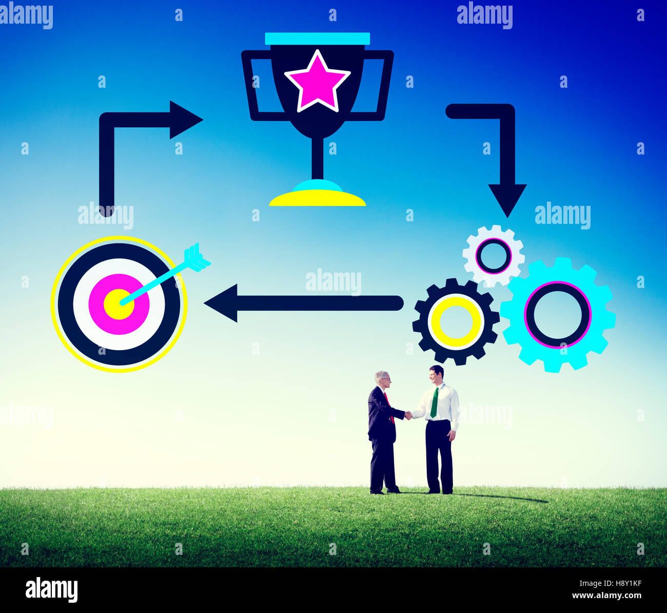 Success Growth Improvement Mission Strategy Concept Stock Photo - Alamy