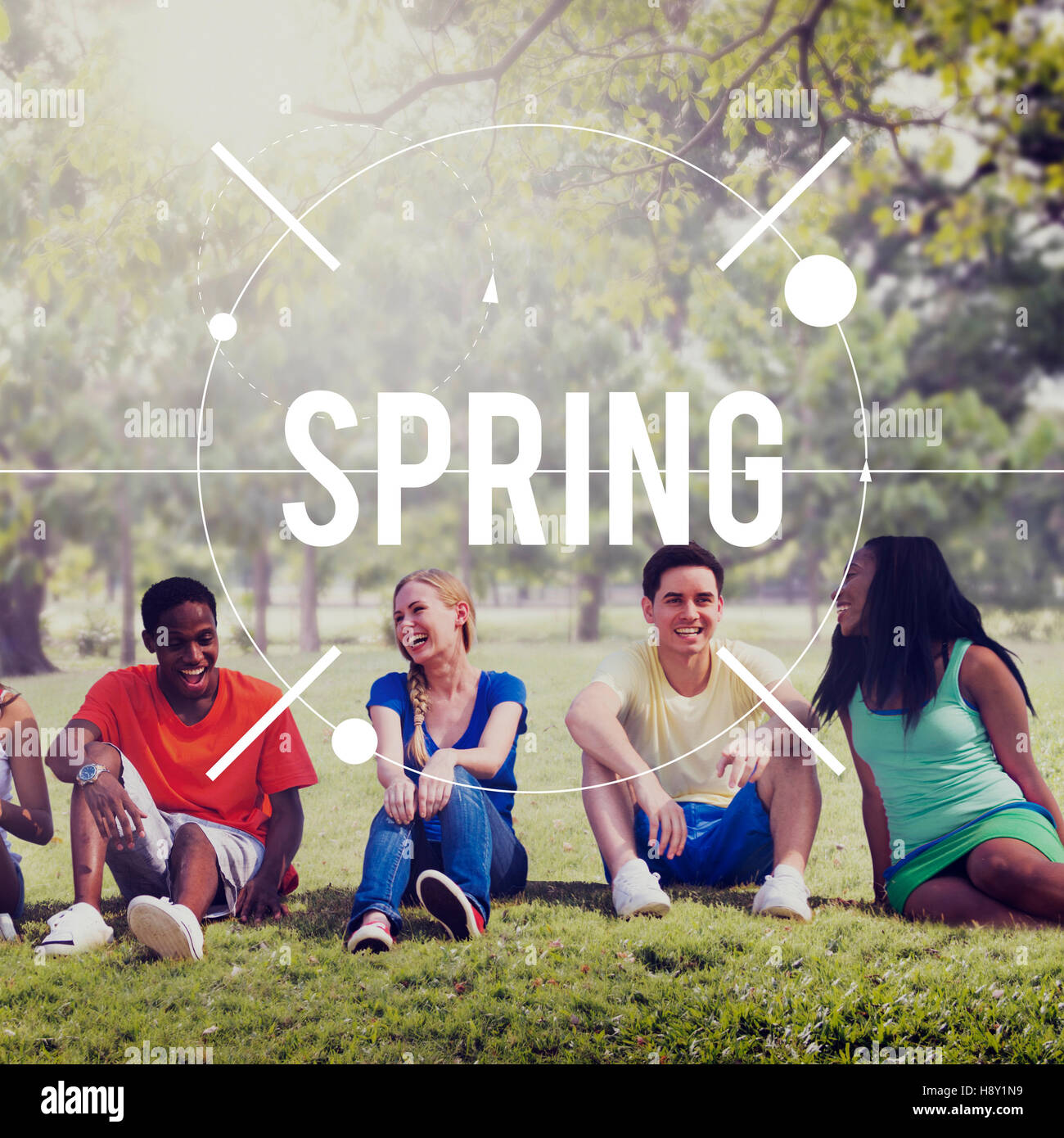 Spring Seasonal Vacation Relaxation Concept Stock Photo - Alamy