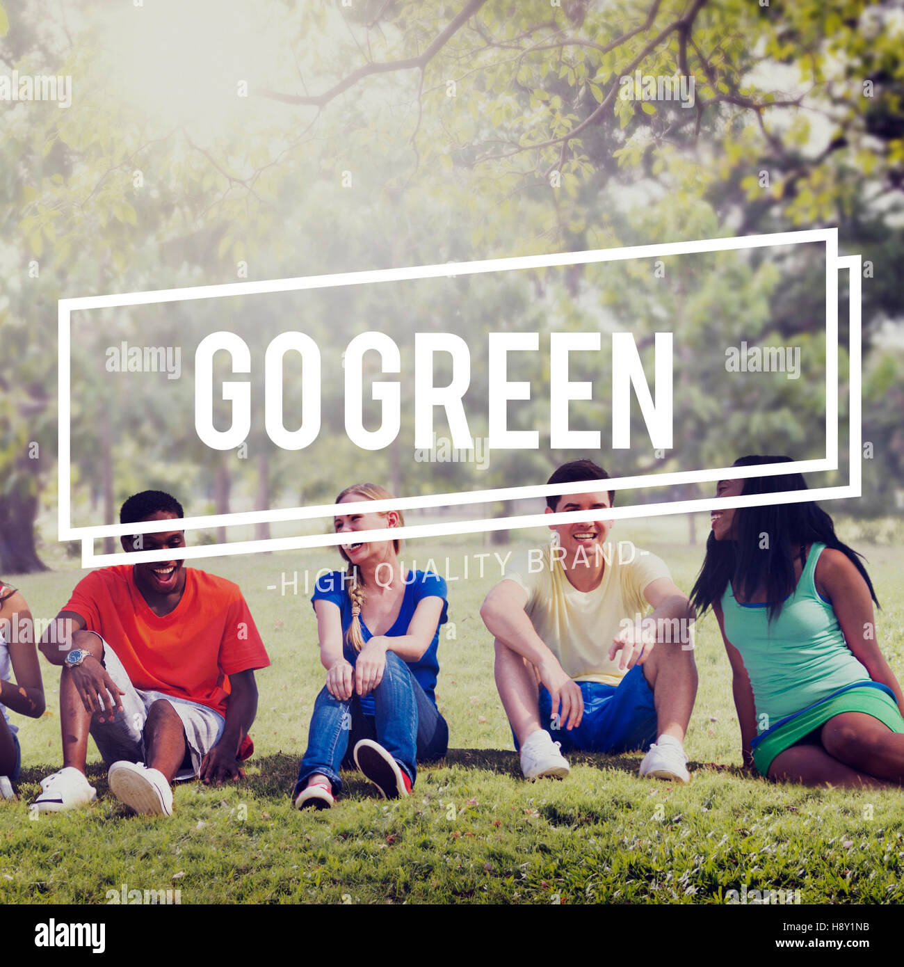 Go Green Conservation Ecology Environmental Concept Stock Photo - Alamy