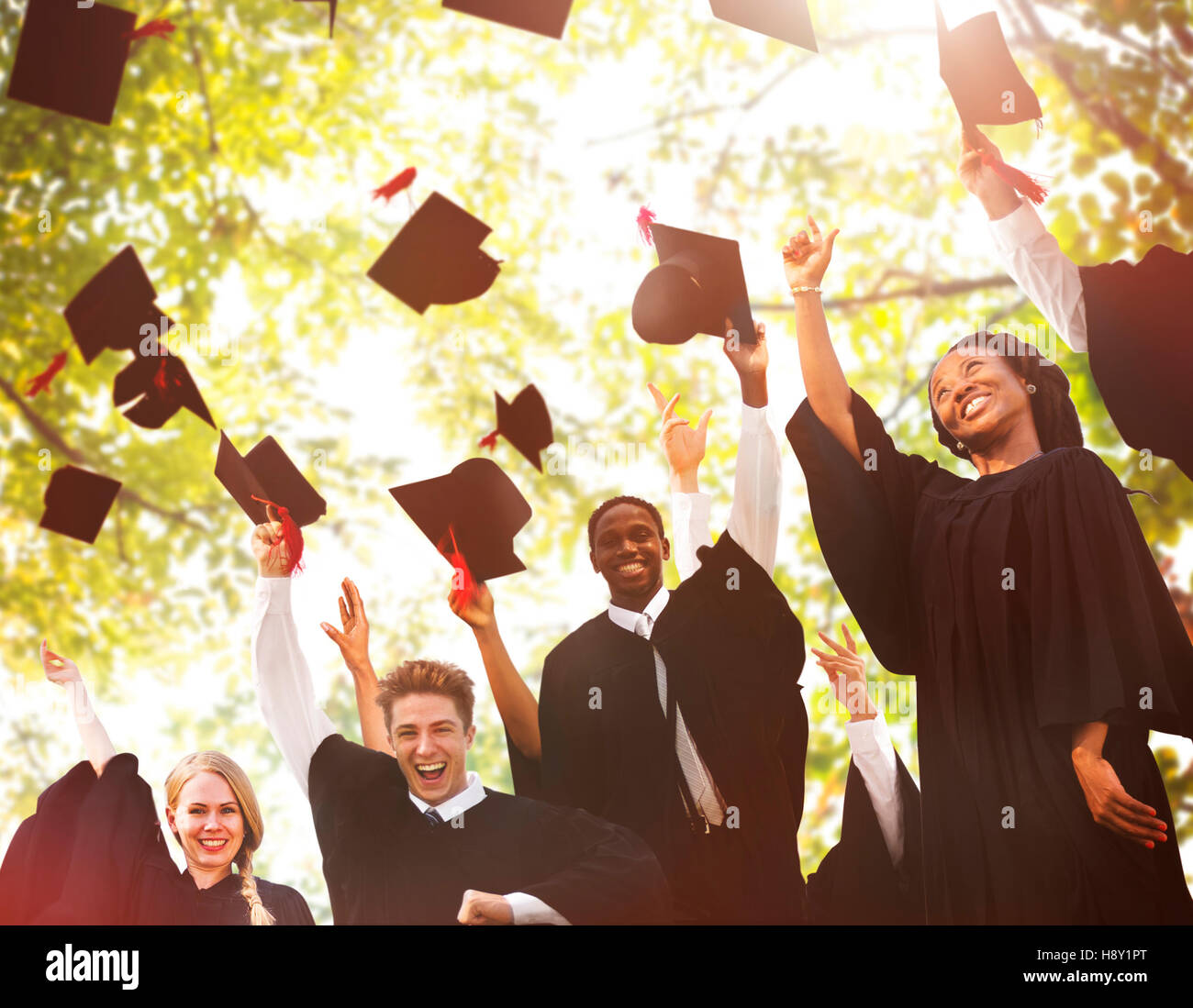 Graduation Student Commencement University Degree Concept Stock Photo ...