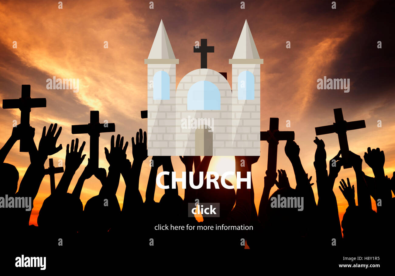Church Faith Religious Temple Worship Assembly Concept Stock Photo - Alamy