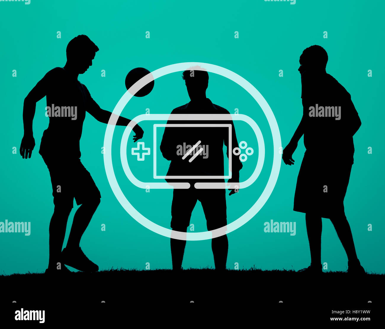 Video Game Controlling Joypad Gaming Concept Stock Photo - Alamy